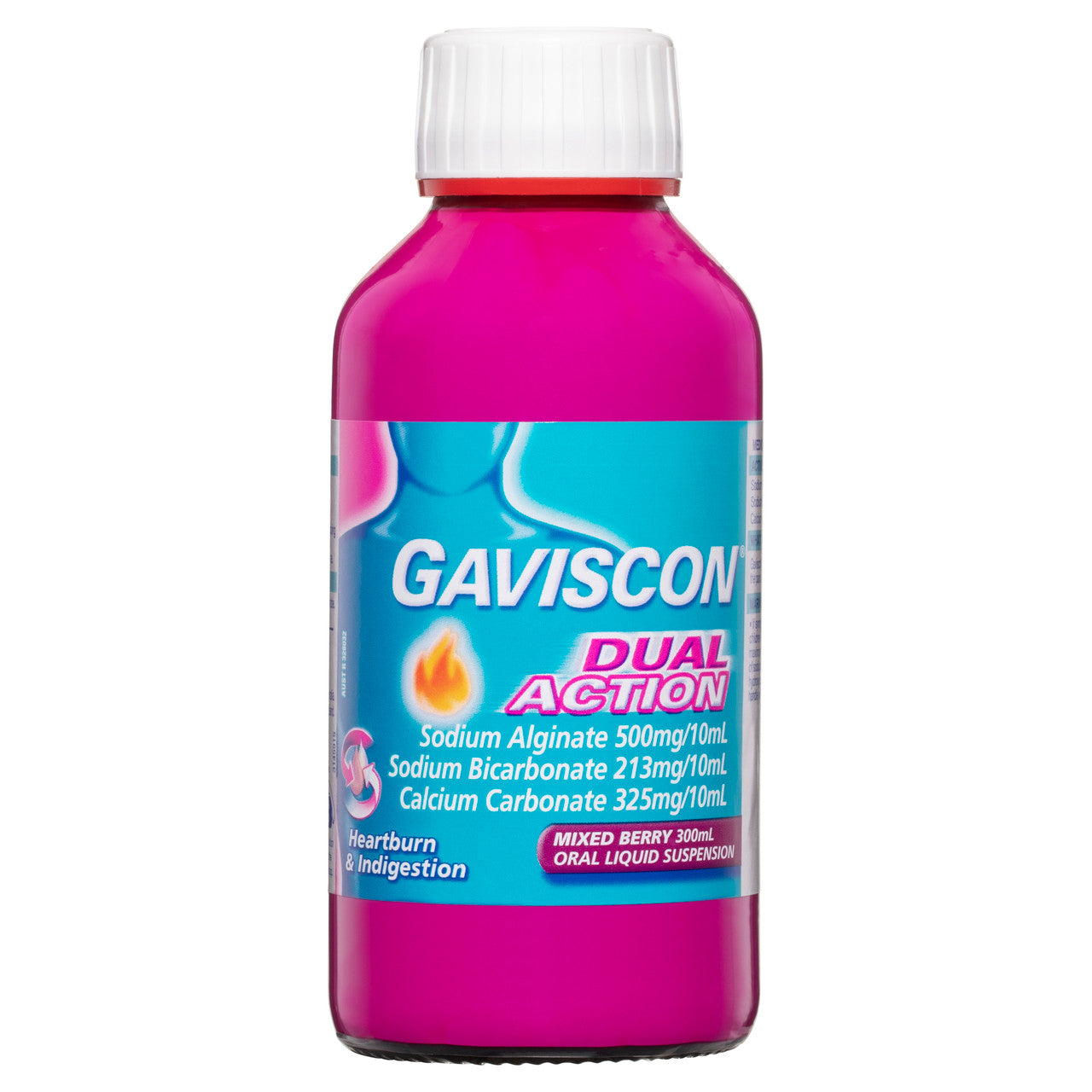 Gaviscon Dual Action Mixed Berry 300mL – Chemcare Wellness Pharmacy