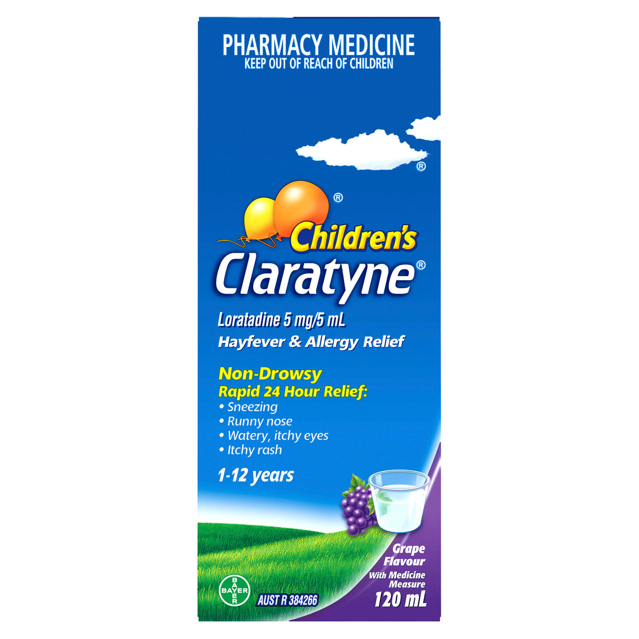 Claratyne Syrup Grape 120mL – Chemcare Wellness Pharmacy