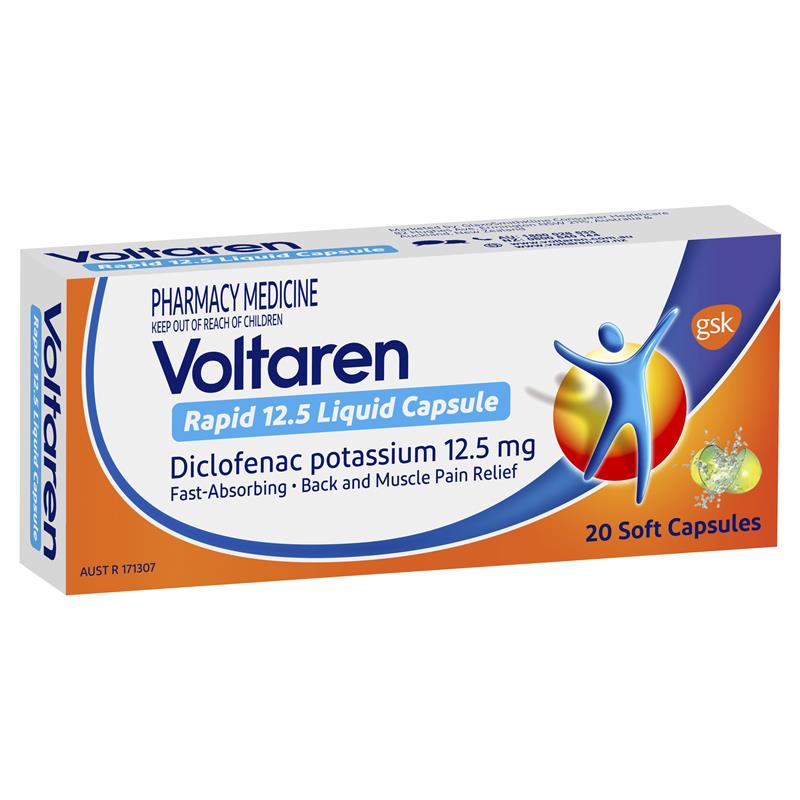 Voltaren Rapid Cap 12.5mg 20 – Chemcare Wellness Pharmacy