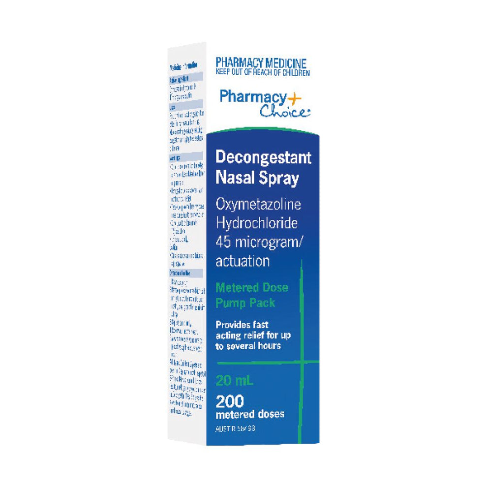 Pharmacy Care Decongestant Nasal Spray 20mL – Chemcare Wellness Pharmacy
