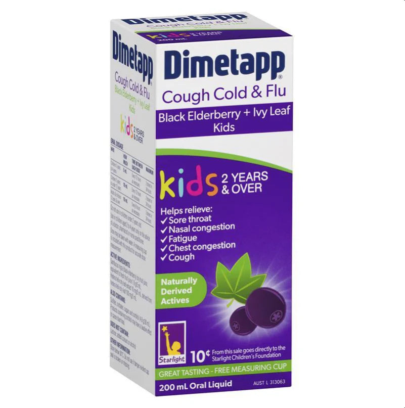 Dimetapp Kids 2 Years+ Cough C&Flu 200mL – Chemcare Wellness Pharmacy