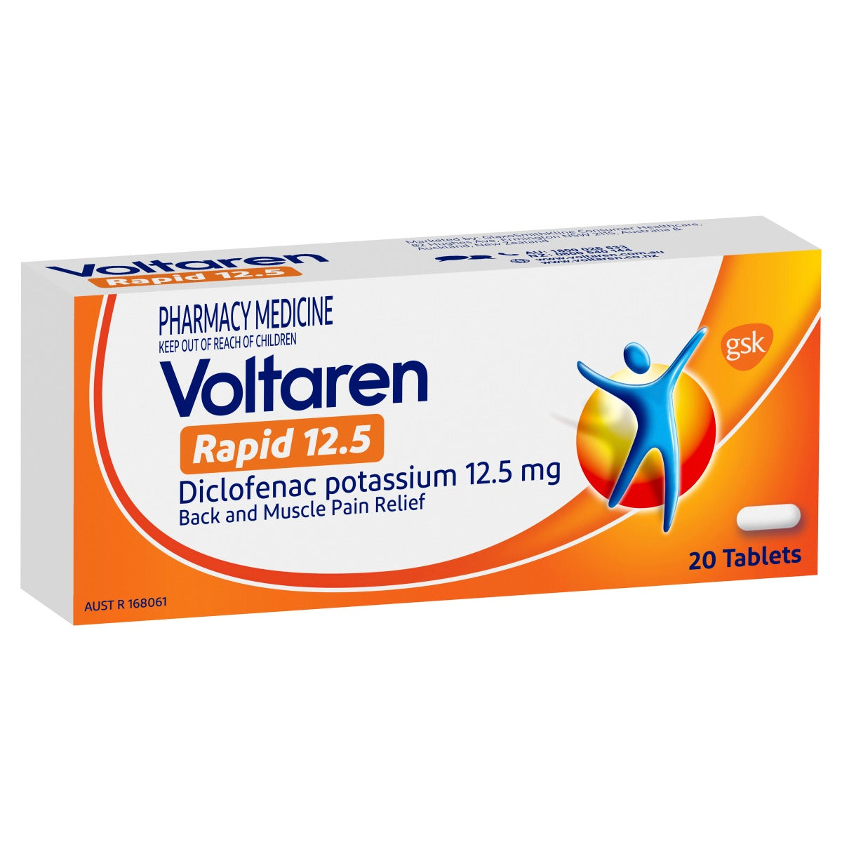Voltaren Rapid Tab 12.5mg 20 – Chemcare Wellness Pharmacy