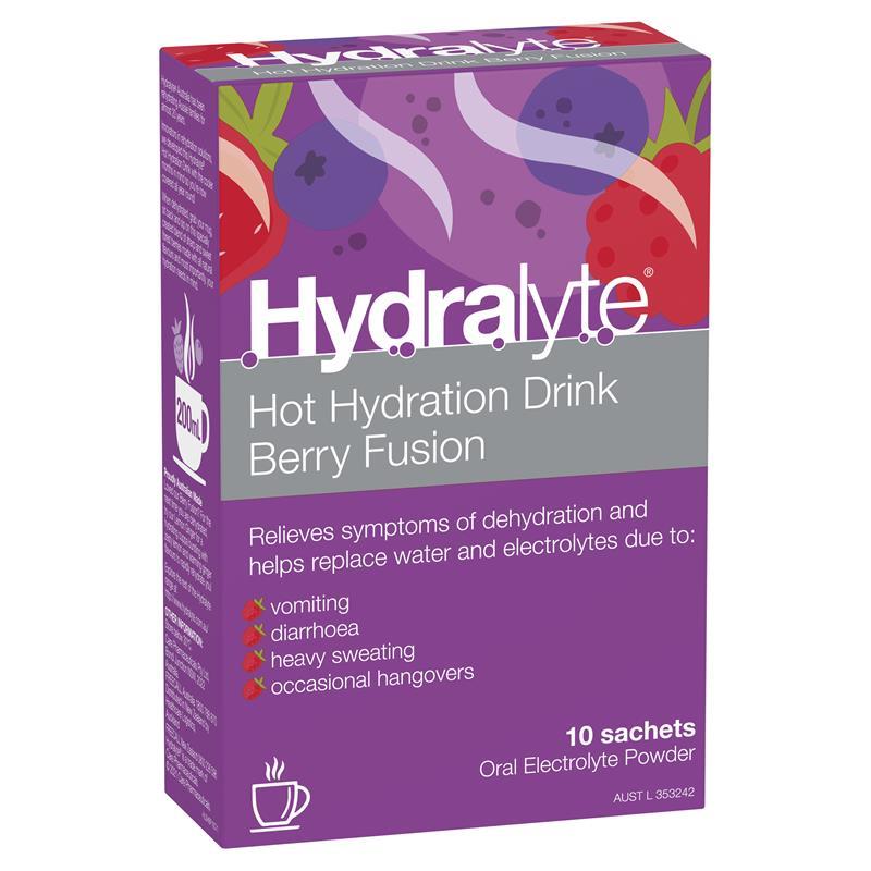 Hydralyte Hot Hydration Brry Fusion 10'S – Chemcare Wellness Pharmacy