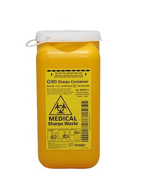 Sharps Collector 1.4L – Chemcare Wellness Pharmacy
