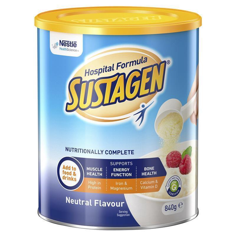 Sustagen Hospital Active Neutral 840g – Chemcare Wellness Pharmacy