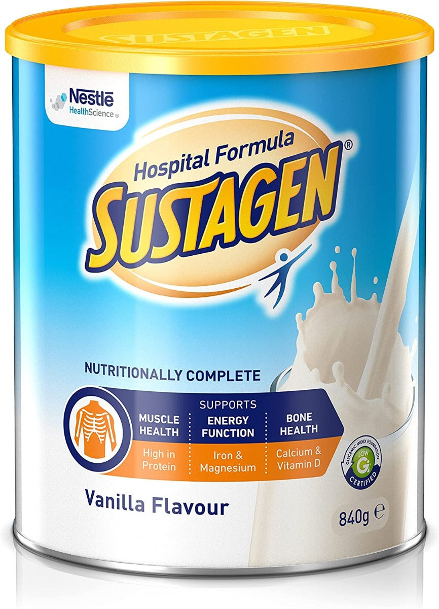 Sustagen Hospital Active Vanilla 840g – Chemcare Wellness Pharmacy